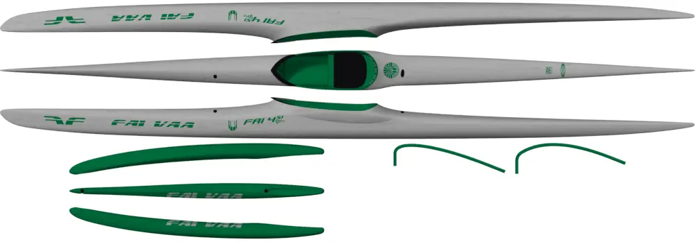 Ozone FAI 4SI Va'a V1 Outrigger Canoe at Paddle Dynamics, your expert ...